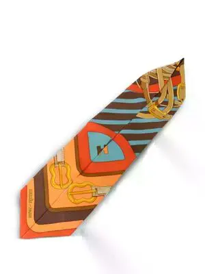 Hermès Silk Print Scarf