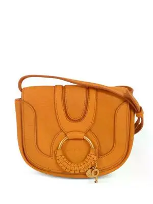 Chloé Hana Leather Shoulder Bag - Orange