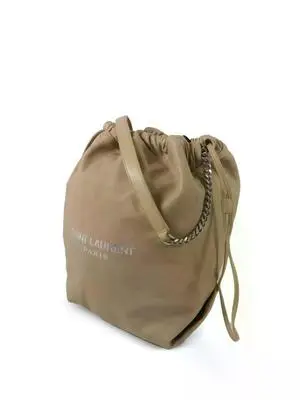 Saint Laurent Teddy Chain-link Shoulder Bag - Neutrals
