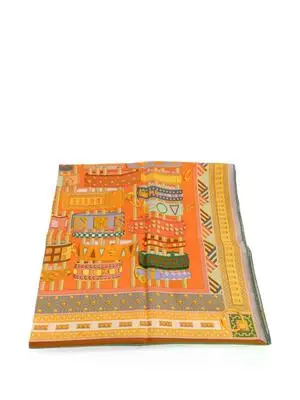 Hermès Colliers De Chiens Scarf - Orange