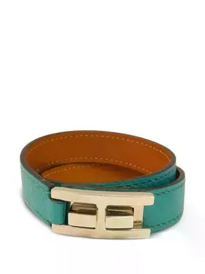 Hermès Double Leather Bracelet