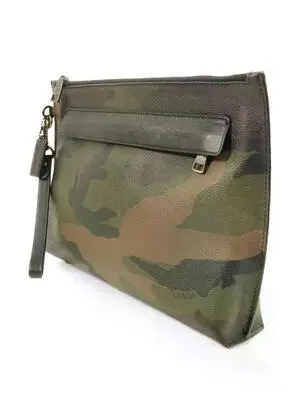 COACH VINTAGE Camouflage Print Clutch Bag