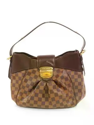 LOUIS VUITTON Mm Damier Sistina Shoulder Bag - Brown