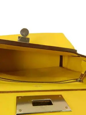 Hermès 2022 Mini 24/24 Jaune Citron Tote Bag
