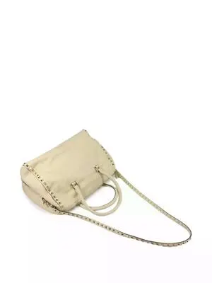 Valentino Garavani Rockstud Shoulder Bag - Neutrals