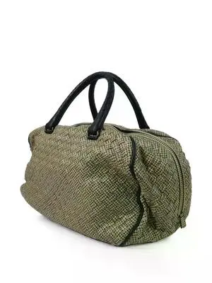 Bottega Veneta Intrecciato Houndstooth Handbag