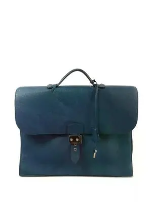 Hermès Sac À Dépêches Leather Briefcase