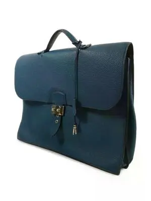 Hermès Sac À Dépêches Leather Briefcase