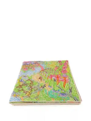 Hermès Illustrative-print Silk Scarf - Neutrals