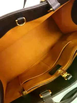 LOUIS VUITTON Leather Monogram Empreinte Tote Bag - Black