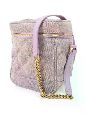Saint Laurent 1980s Paris Quilted Vanity Shoulder Bag