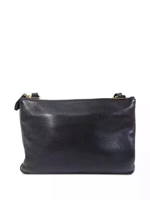 Prada Logo-appliqué Leather Shoulder Bag