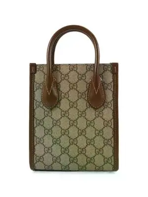 Gucci Mini Gg Supreme Interlocking Tote Bag