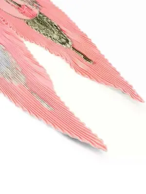 Hermès Pleated Silk Scarf