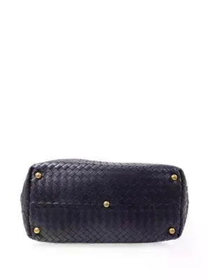 Bottega Veneta Intrecciato Shoulder Bag - Blue