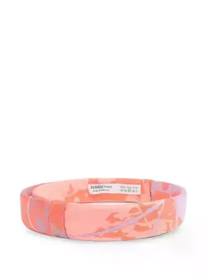 Hermès Silk Hairband - Orange