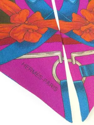 Hermès Logo-print Scarf