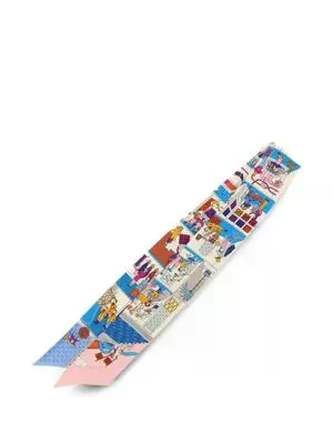 Hermès La Maison Des Carrés Twilly Scarf
