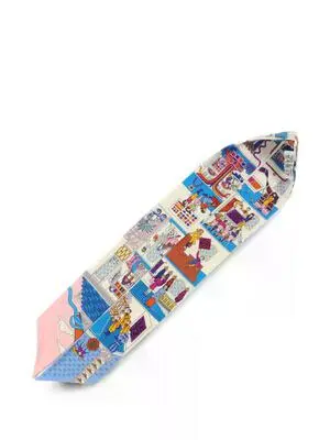 Hermès La Maison Des Carrés Twilly Scarf