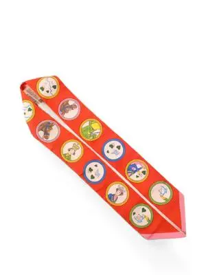 Hermès Twilly Tea Time Scarf - Red