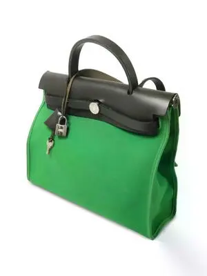 Hermès Pm Herbag Canvas Tote Bag
