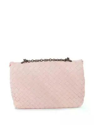 Bottega Veneta Intrecciato Shoulder Bag - Pink