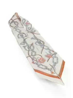 Hermès Twilly Graphic-print Scarf