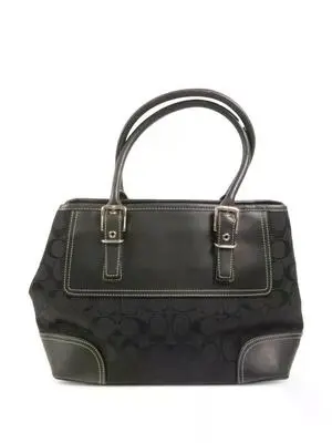 COACH VINTAGE Monogram Canvas Tote Bag