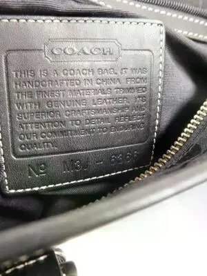COACH VINTAGE Monogram Canvas Tote Bag