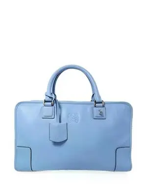 Loewe Amazona Leather Tote Bag - Blue