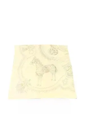Hermès Horse-print Silk Scarf