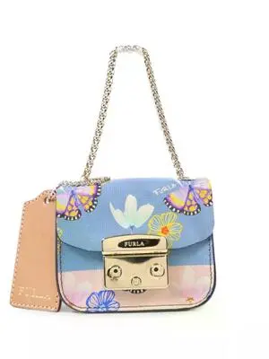 Furla Mini Metropolis Butterfly-print Handbag