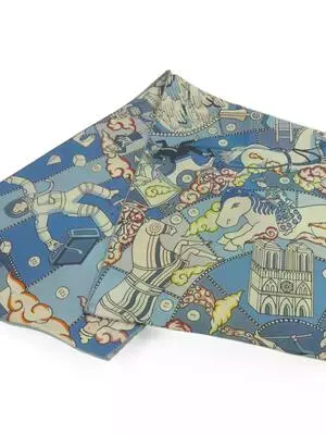 Hermès Graphic-print Scarf