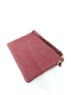 COACH VINTAGE Logo-plaque Wristlet Pouch