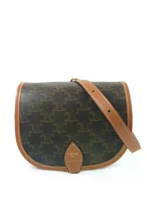 Celine Folco Cross Body Bag - Brown