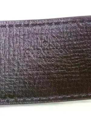 LOUIS VUITTON Logo Leather Belt