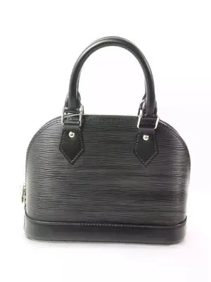 LOUIS VUITTON Bb Alma Epi-leather Tote Bag - Black