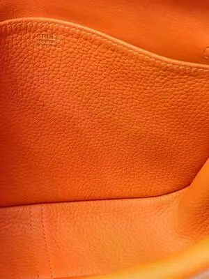 Hermès Halzan 25 Shoulder Bag - Orange