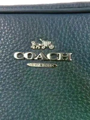 COACH VINTAGE Grained-leather Shoulder Bag