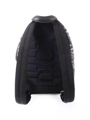 Dior Rider Monogram-pattern Backpack - Blue