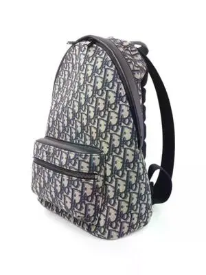 Dior Rider Monogram-pattern Backpack