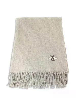 Gucci Gg Bee Scarf - Grey