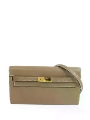 Hermès Kelly To Go Calfskin Shoulder Bag - Brown