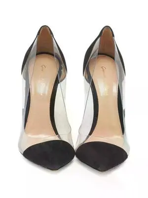 GIANVITO ROSSI Plexi Pointed-toe Pumps