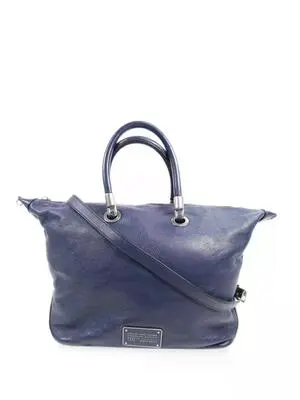 Marc Jacobs Leather Tote Bag - Blue