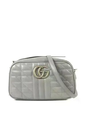 Gucci Gg Marmont Shoulder Bag - Grey