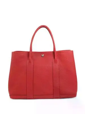 Hermès Garden Party Pm Calfskin Tote Bag - Red