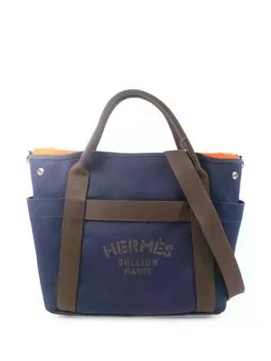 Hermès Grooming Bag Two-way Shoulder Bag - Blue