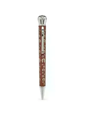 AIGNER Logo-print Ballpoint Pen - Brown