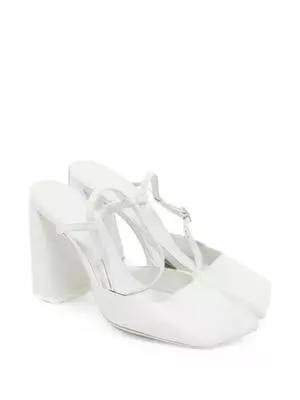 Amina Muaddi Charlotte Block-heel Pumps